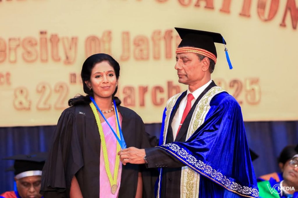 Ms.Kirijah Arulpirakasam, Student of the Department of Media Studies received three Gold Medals ...